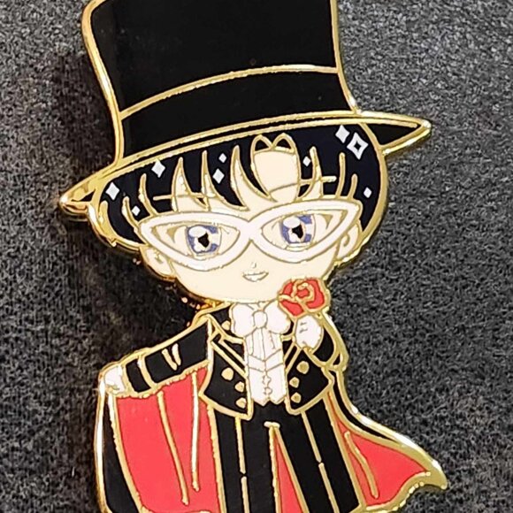 Jewelry | Sailor Moon Tuxedo Mask Mamoru Chiba Pin | Poshmark
